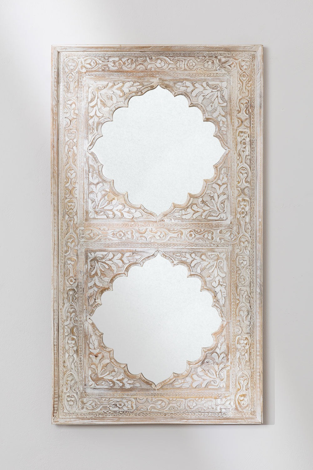Double Wall Mirror Bengal Indian Wall Mirror Jharokha Mirror | Vintage ...