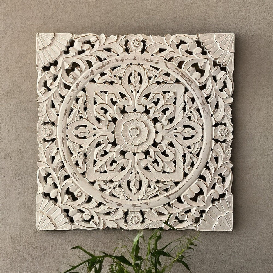 Vintage Wall Decor Hand-Carved Wall Decor Vintage Ganesha Wooden Art ...
