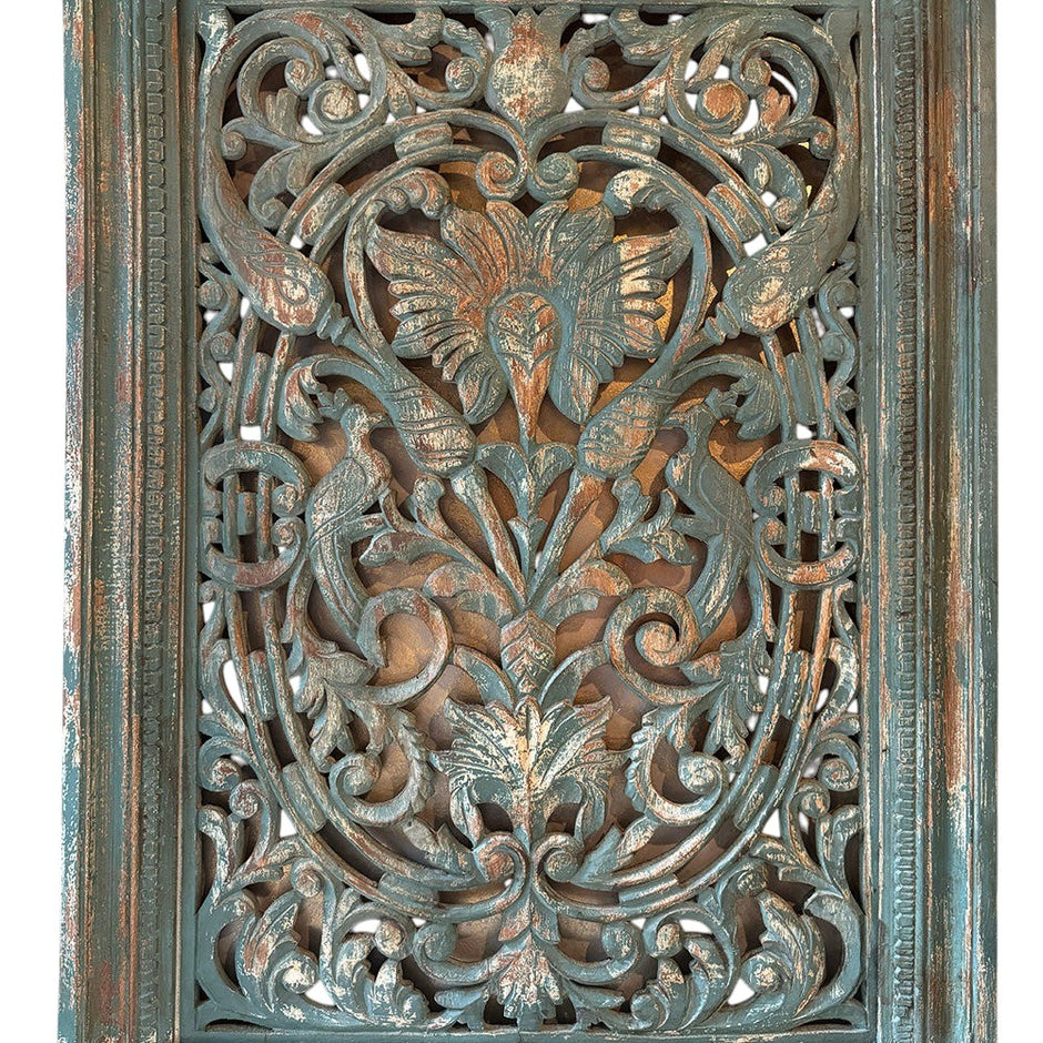 Vintage Wall Decor Hand-Carved Wall Decor Vintage Ganesha Wooden Art ...